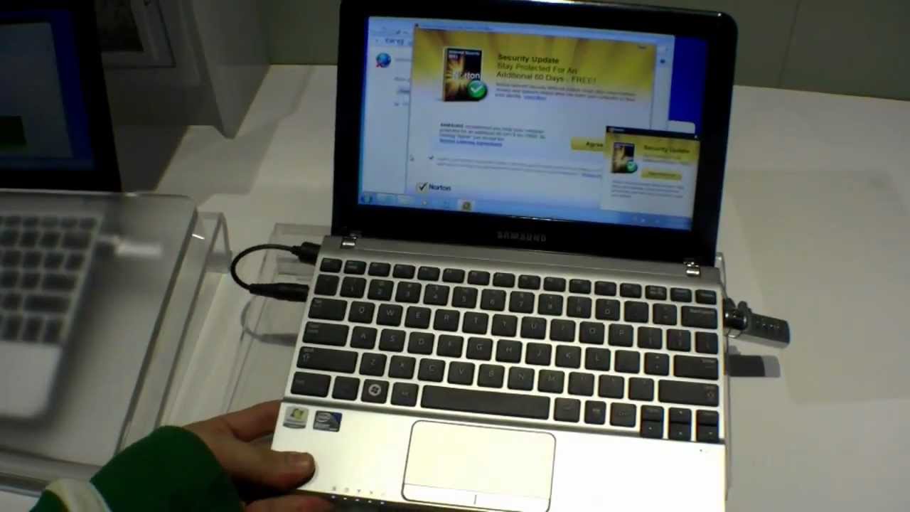 Samsung NC215S Solar Netbook (English) - YouTube