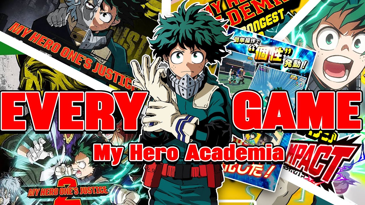 I Played Every Single My Hero Academia Game - YouTube