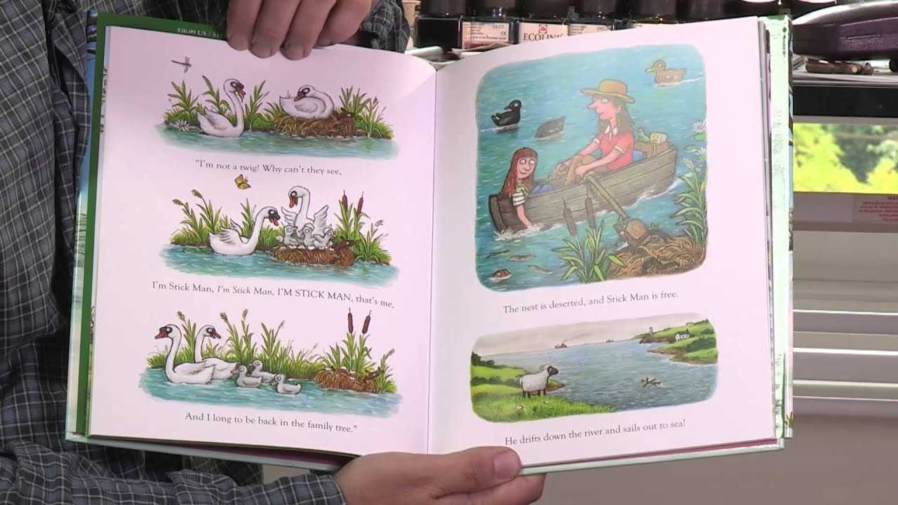 Axel Scheffler Reads Aloud from Stick Man - YouTube