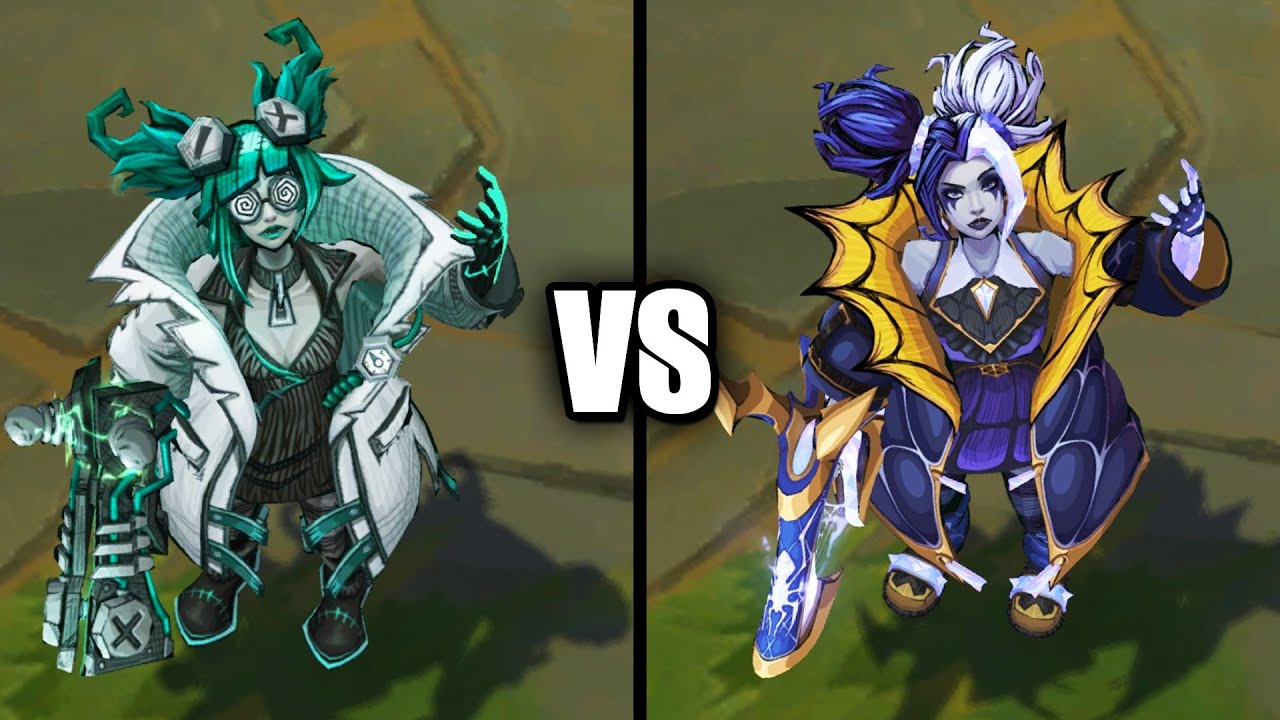 Fright Night Zeri vs Prestige Fright Night Zeri Skins Comparison ...