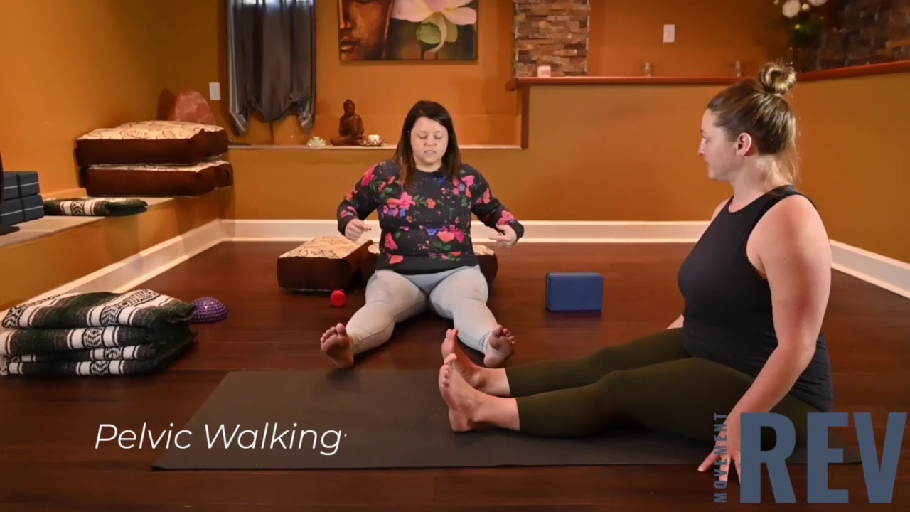 Long Sit- Pelvic Walking Forward - YouTube