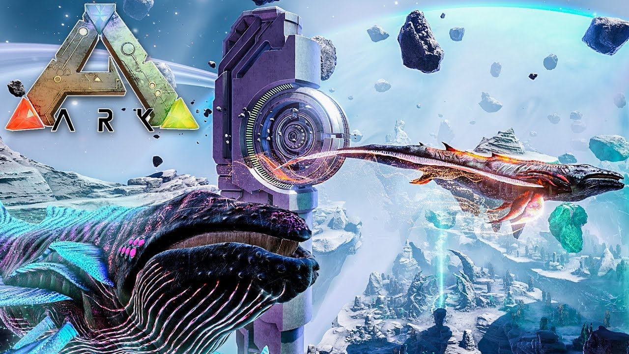 TAMING A GIANT SPACE WHALE "Astrocetus"! (ARK: Ragnarok) - YouTube