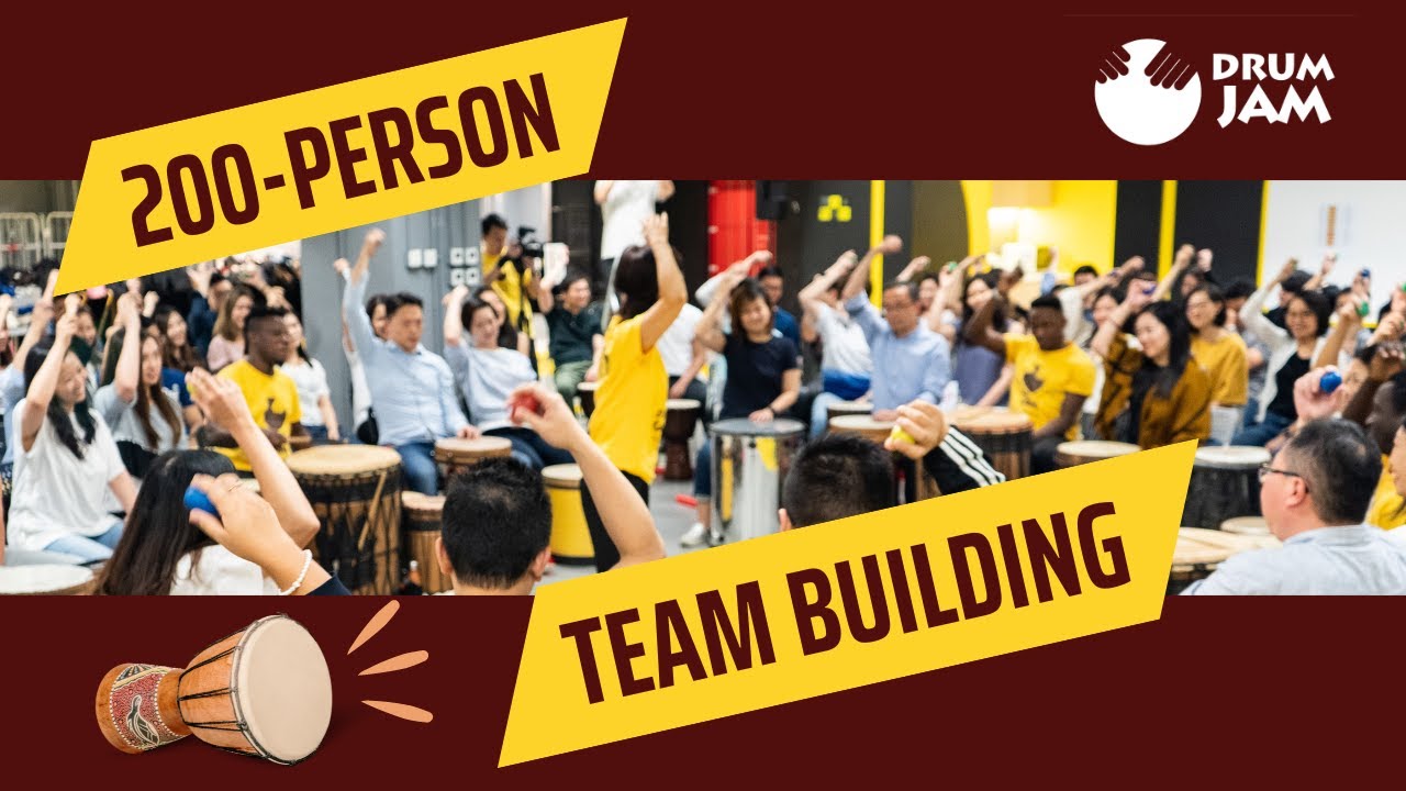 Drum Jam Team Building / Workplace Wellness #drumcircle #teambuilding ...