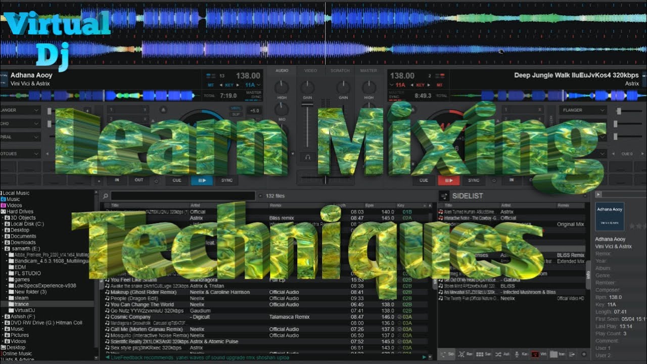 Virtual Dj 2020 | MIXING TECHNIQUES | - YouTube