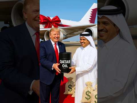 Trump Sends Return Gift to Qatar ✈️ Thanks for the 747!🛢️💰