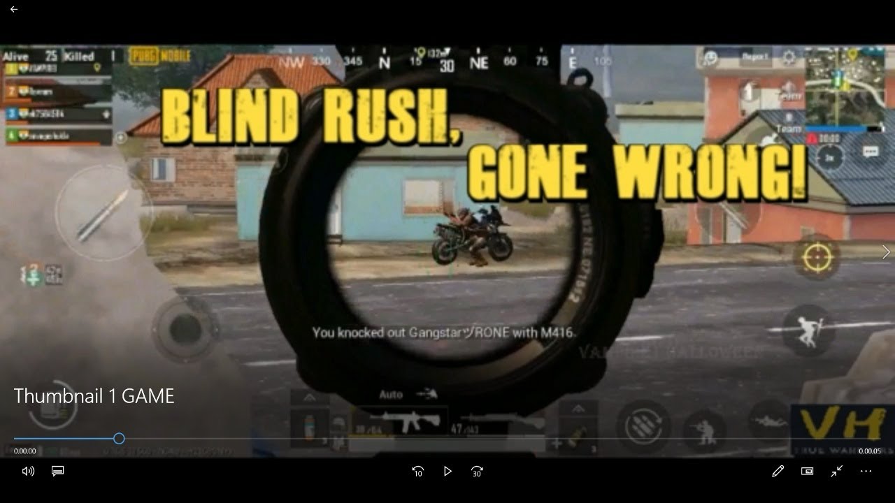 PUBG MOBILE | FUN GAMEPLAY | SUDDEN RUSH HOUR | BLIND RUSH,GONE WRONG! MORTAL - YouTube