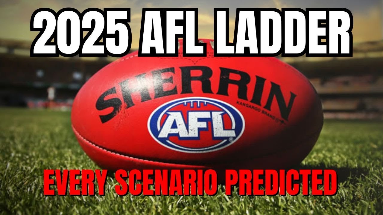 2025 AFL Ladder Predictions using COLD HARD DATA - YouTube