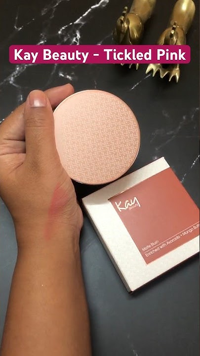 Kay Beauty Matte Blush 😊 Tickled Pink #shorts #kaybeauty - YouTube