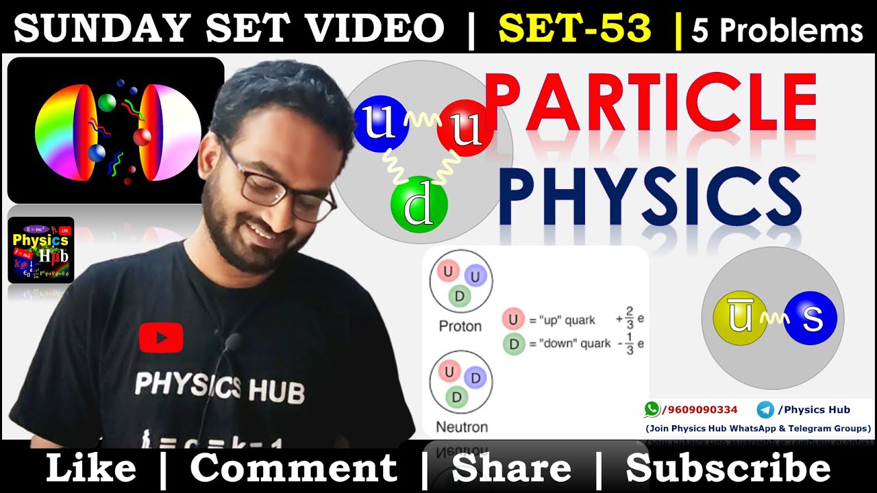 SET 53 |Particle Physics | Best 5 Solved Problems | Sunday SET Video ...