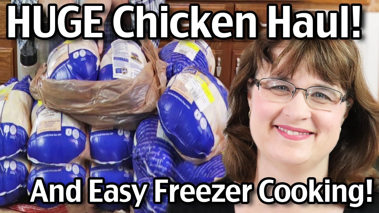 60 Pounds Of Chicken Grocery Haul!! Super Easy Chicken Meals!! - YouTube