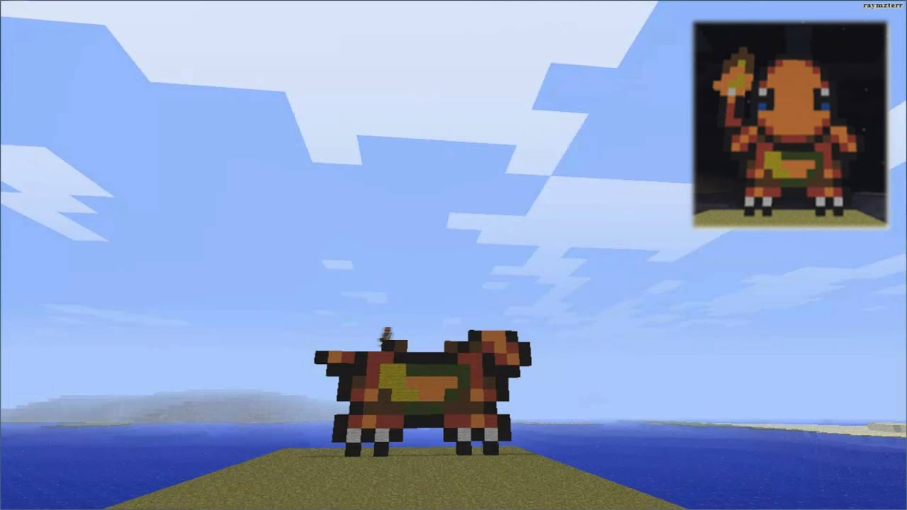 Building Minecraft - Charmander - YouTube