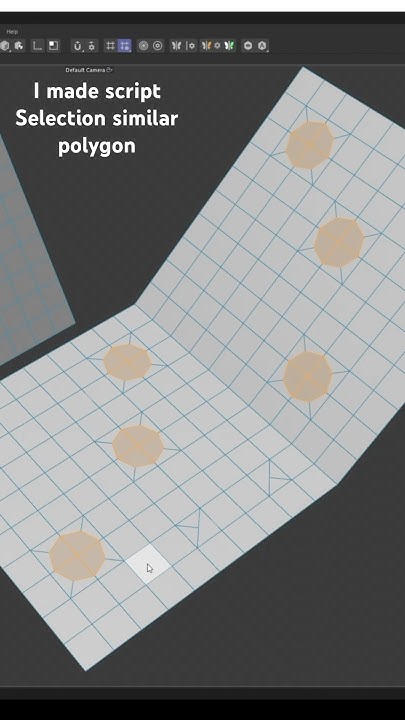 C4D | Select similar polygon script in Cinema 4D #c4d #cinema4d #script #modeling #3d #3dart # ...