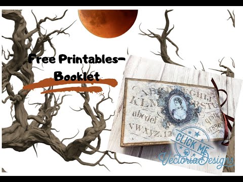 Free printables from @vectoriadesigns - Booklet|Halloween # ...