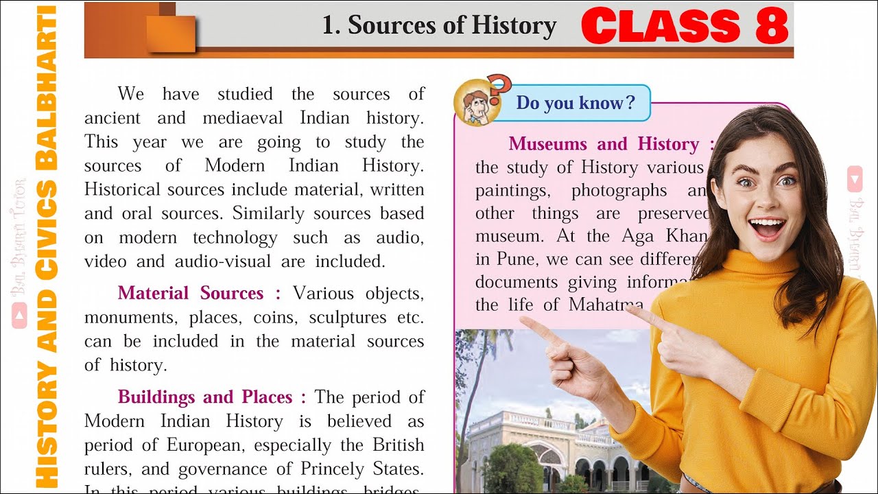 1. Sources of History - with Solutions | Class 8 History and Civics ...