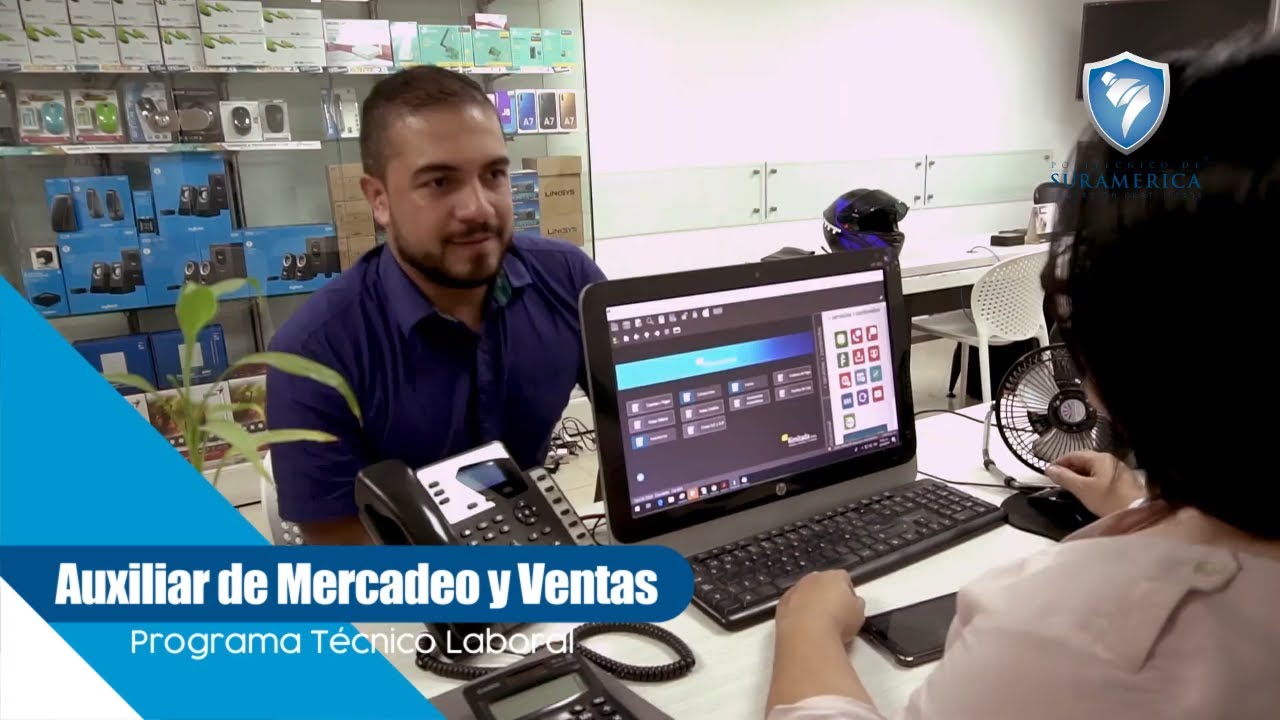 Auxiliar de Mercadeo y Ventas - YouTube
