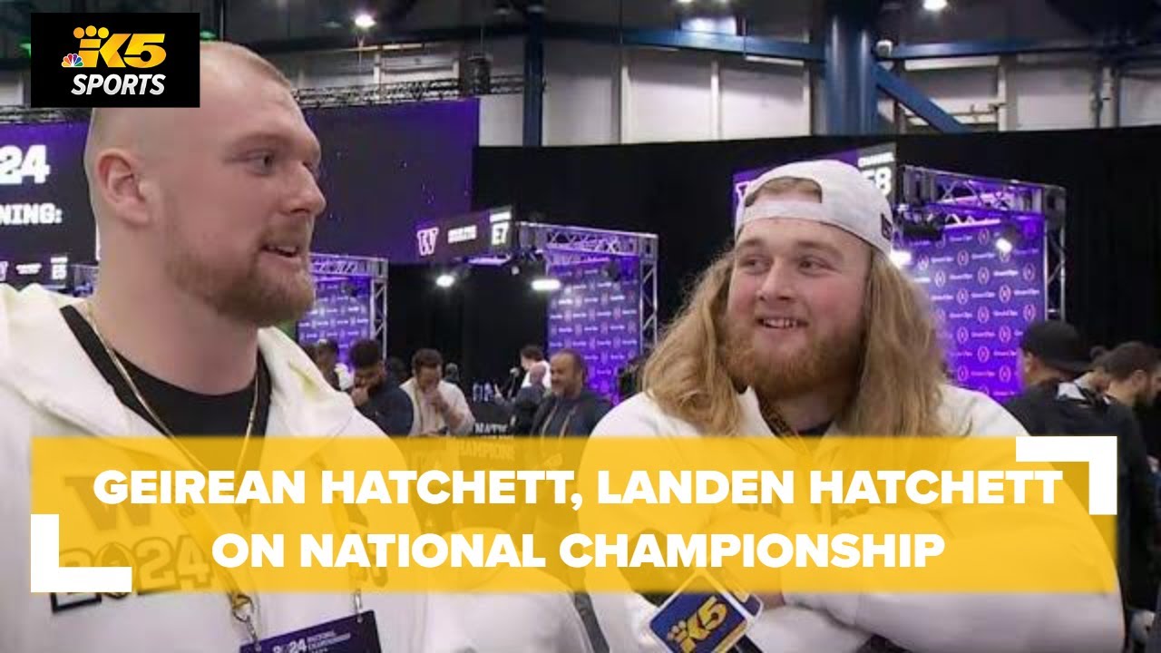 EXTENDED INTERVIEW: UW's Geirean Hatchett and Landen Hatchett ahead of ...