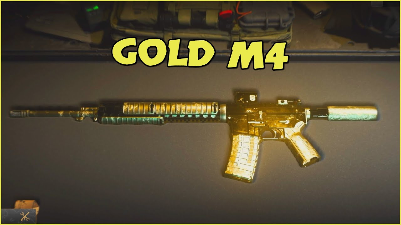 COD MW2 Gold M4 (PS5 Gameplay) - YouTube