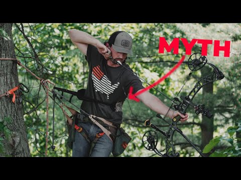 HOW TO USE PROPER ARCHERY FORM IN A TREE SADDLE - YouTube