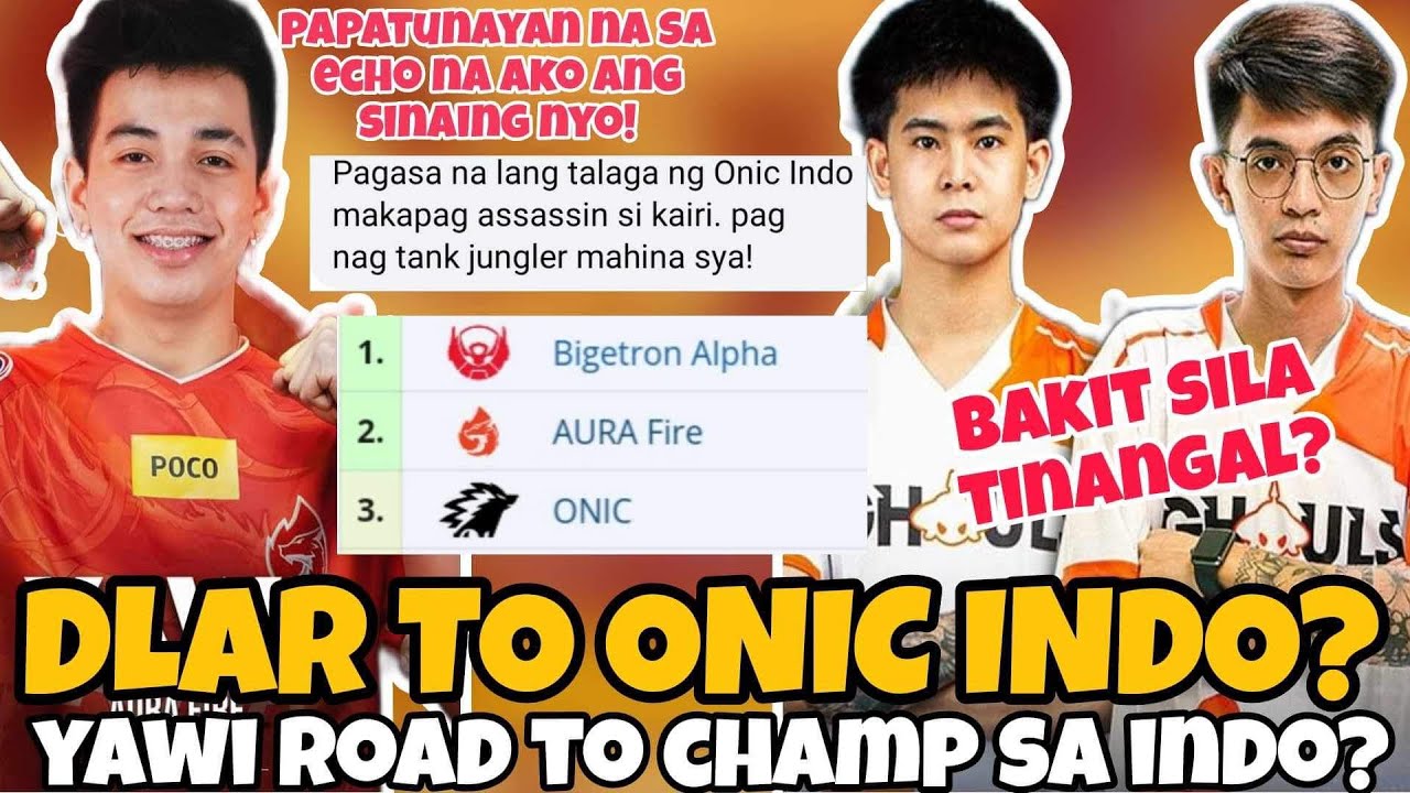 DLAR TO ONIC INDO NA? MATAPOS TANGALIN! YAWI ROAD TO CHAMP NA NGA BA ...