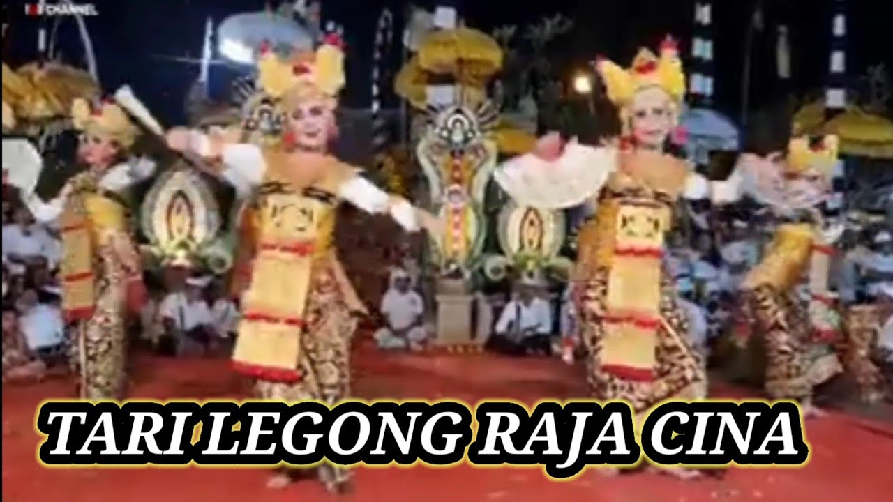 TARI LEGONG RAJA CINA, DESA ADAT DENPASAR. - YouTube