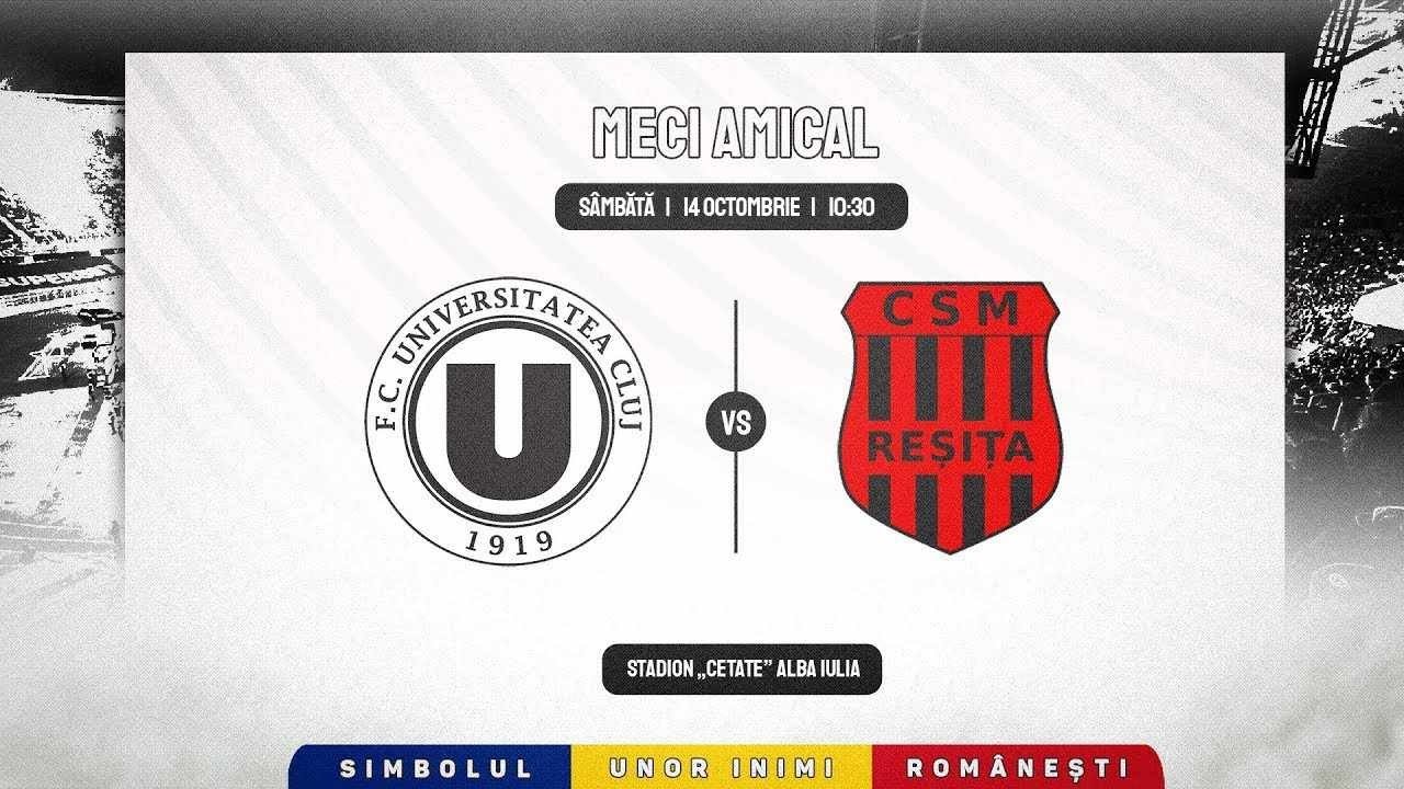 LIVE | FC Universitatea Cluj - CSM Reșița - YouTube