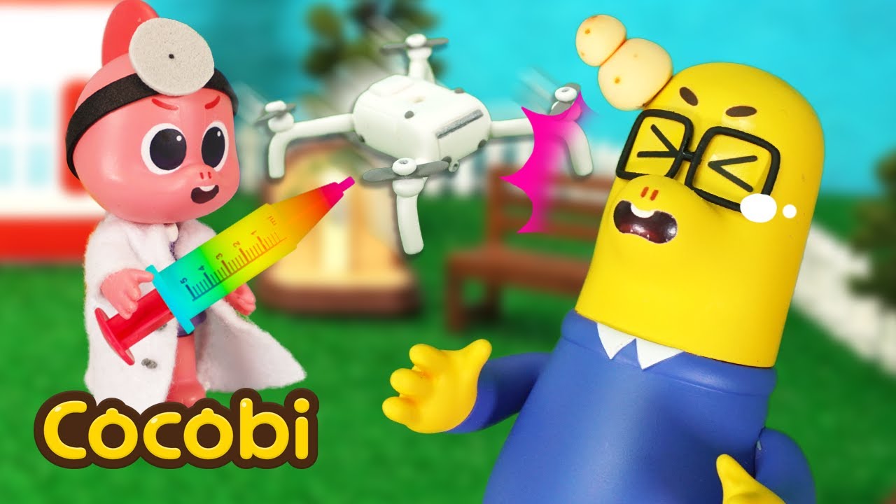 Daddy Got a Boo Boo!😭 Doctor Pretend Play & Kids Stories | Cocobi - YouTube