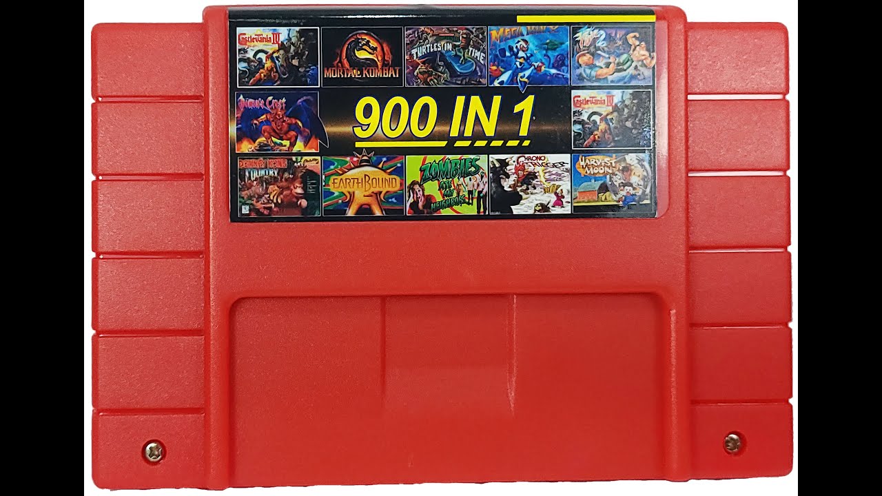 Cartucho Multijuegos Snes 900 En 1 Mario Sunset Riders Zelda - YouTube
