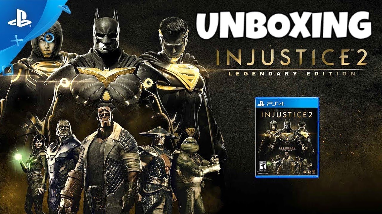 UNBOXING INJUSTICE 2 LEGENDARY EDITION PS4 | All Fighter Packs ...