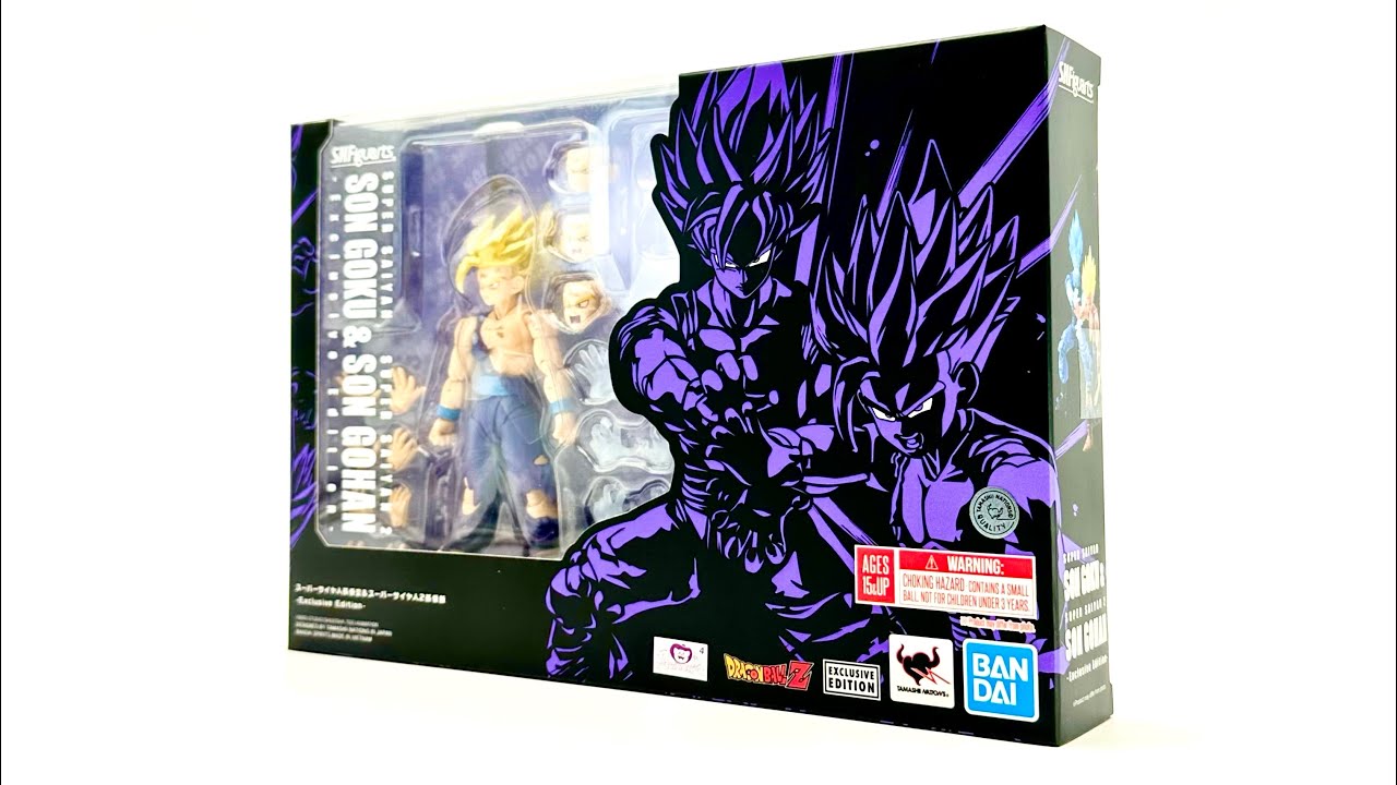 S.H. Figuarts Dragon Ball Z - Super Saiyan 2 Son Gohan & Super Saiyan ...