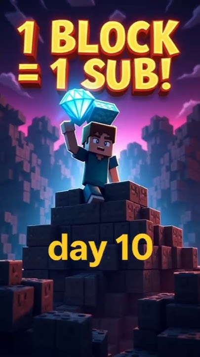 day 10 of placing one block for every subscriber I got #minecraft #subscribe #day10 #gaming # ...