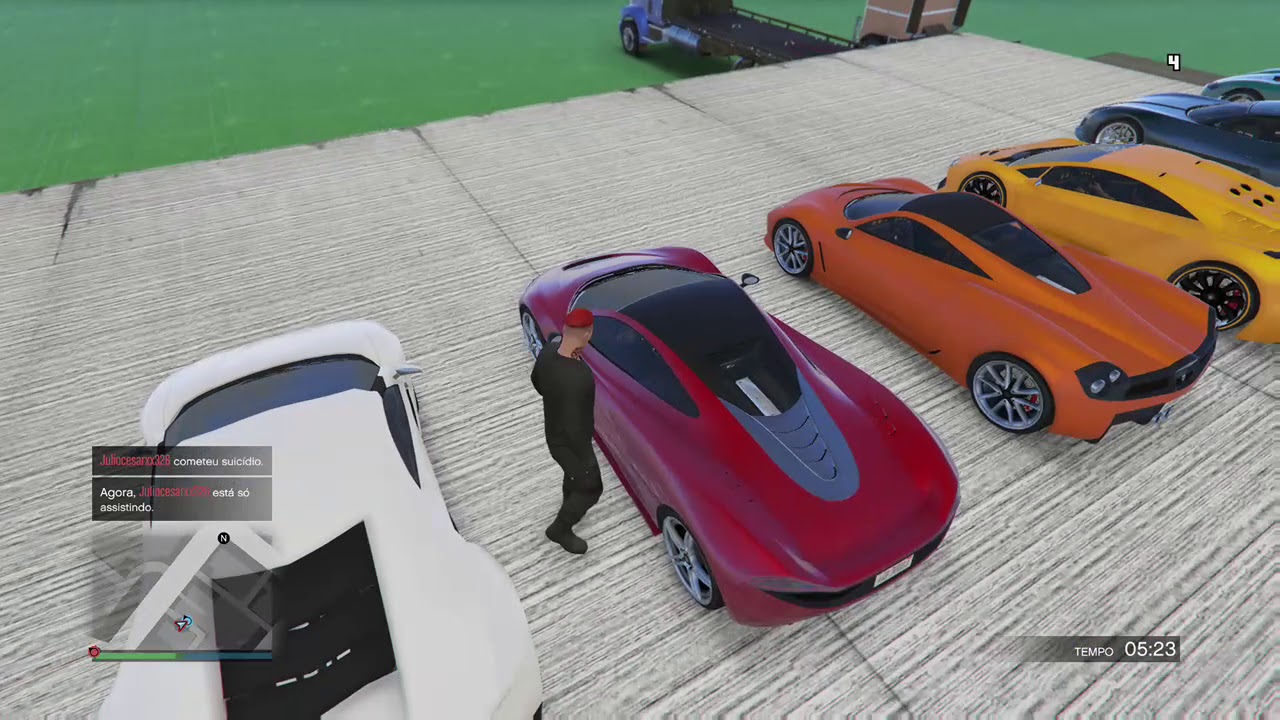 GTA V online RPG vcs Carros - YouTube