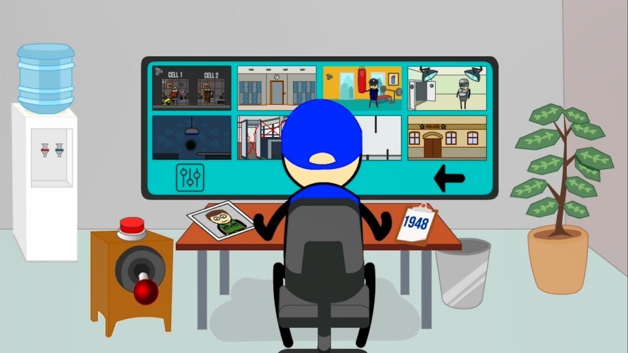 Five nights guard Stickman Animation - Android Gameplay HD - YouTube