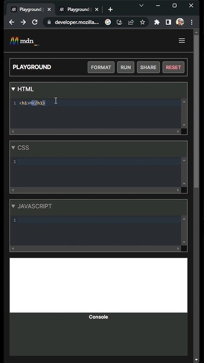 La MDN ha publicado su Playground #programacion #frontend #javascript #css #desarrolloweb #html ...