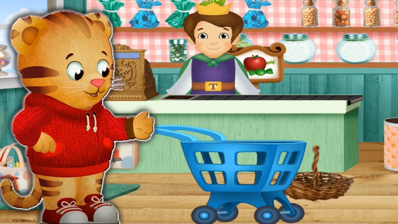 DANIEL TIGER Goes Shopping at PRINCE TUESDAY'S SHOP | Daniel Tiger's ...