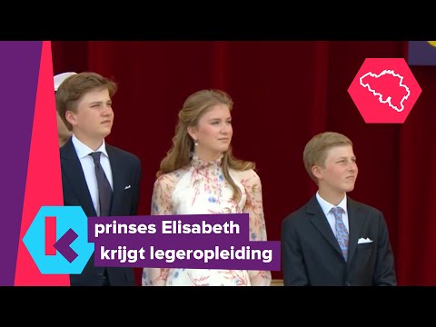 prinses Elisabeth gaat naar de Koninklijke Militaire School