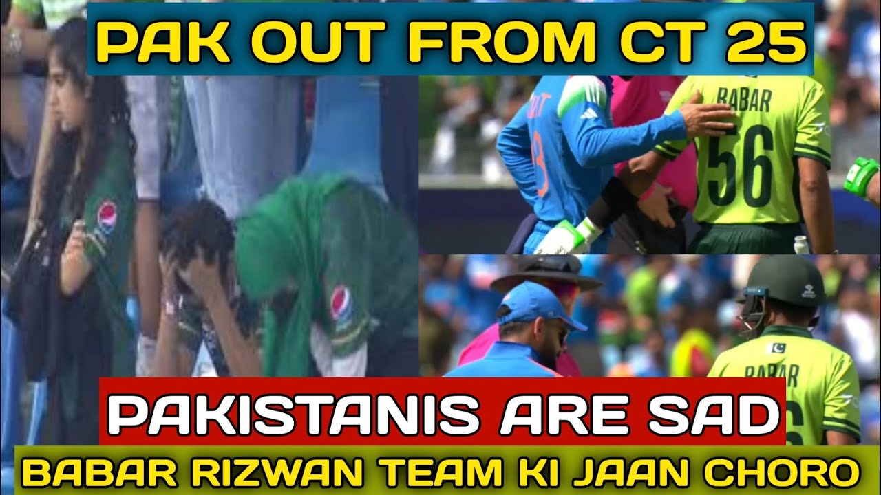 India Beat Pak - Pak out from CT - Rizwan Babar and Shaheen out from ...