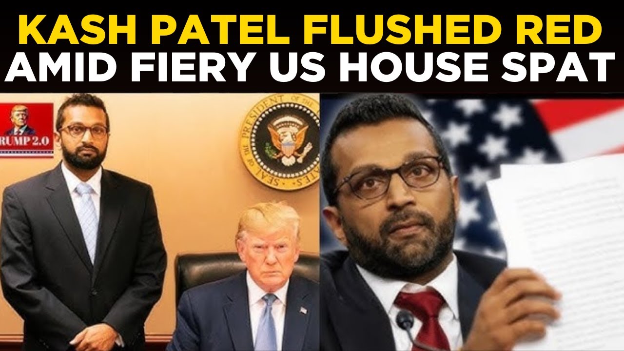 Kash Patel LIVE: FBI Director Clashes, Mic Pulled in Explosive House Showdown | US NEWS | TRUMP ...
