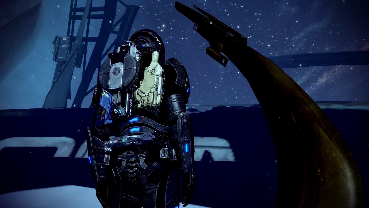 Mass Effect 2 Normandy Crash Site Monument - YouTube