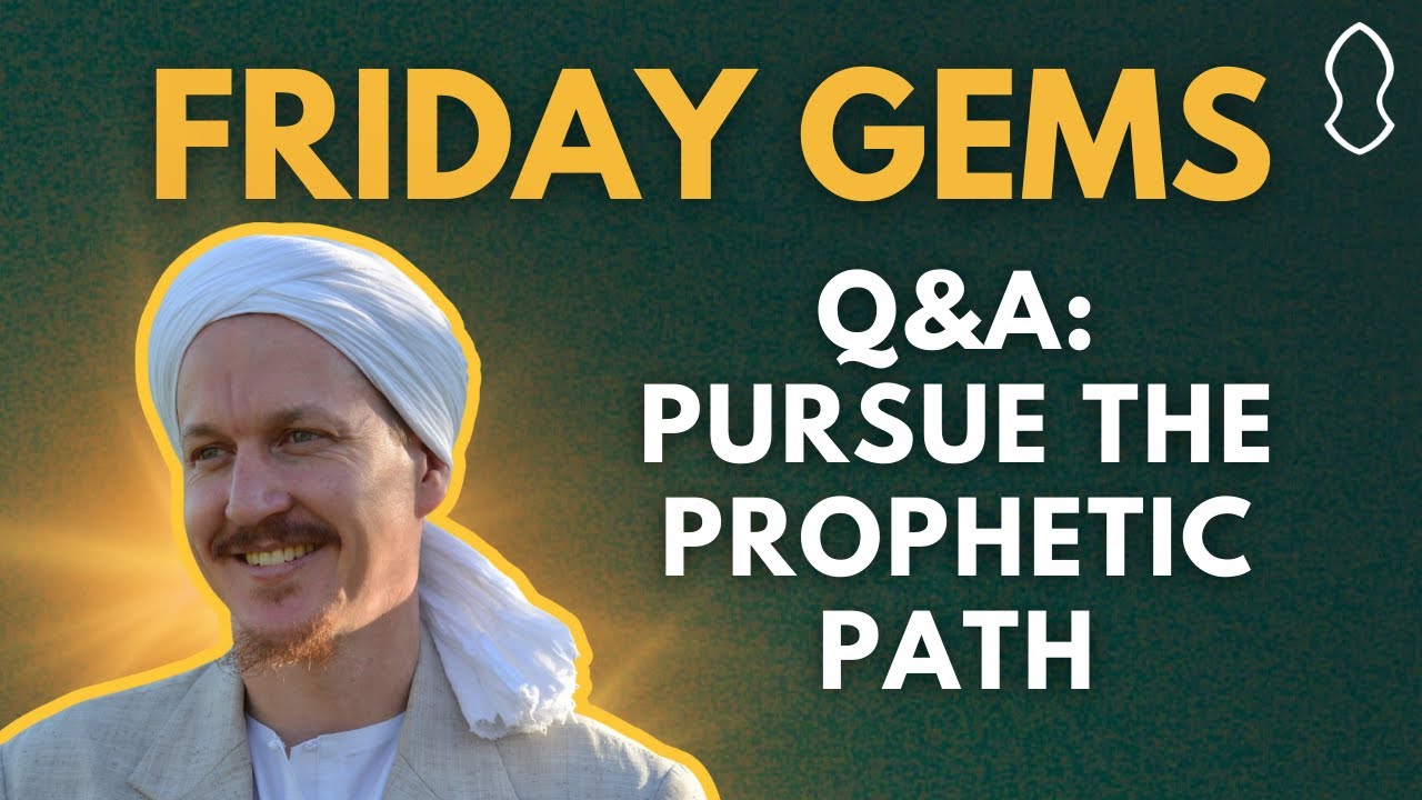 Q&A - Pursue the Prophetic Path [Yahya Rhodus] - YouTube