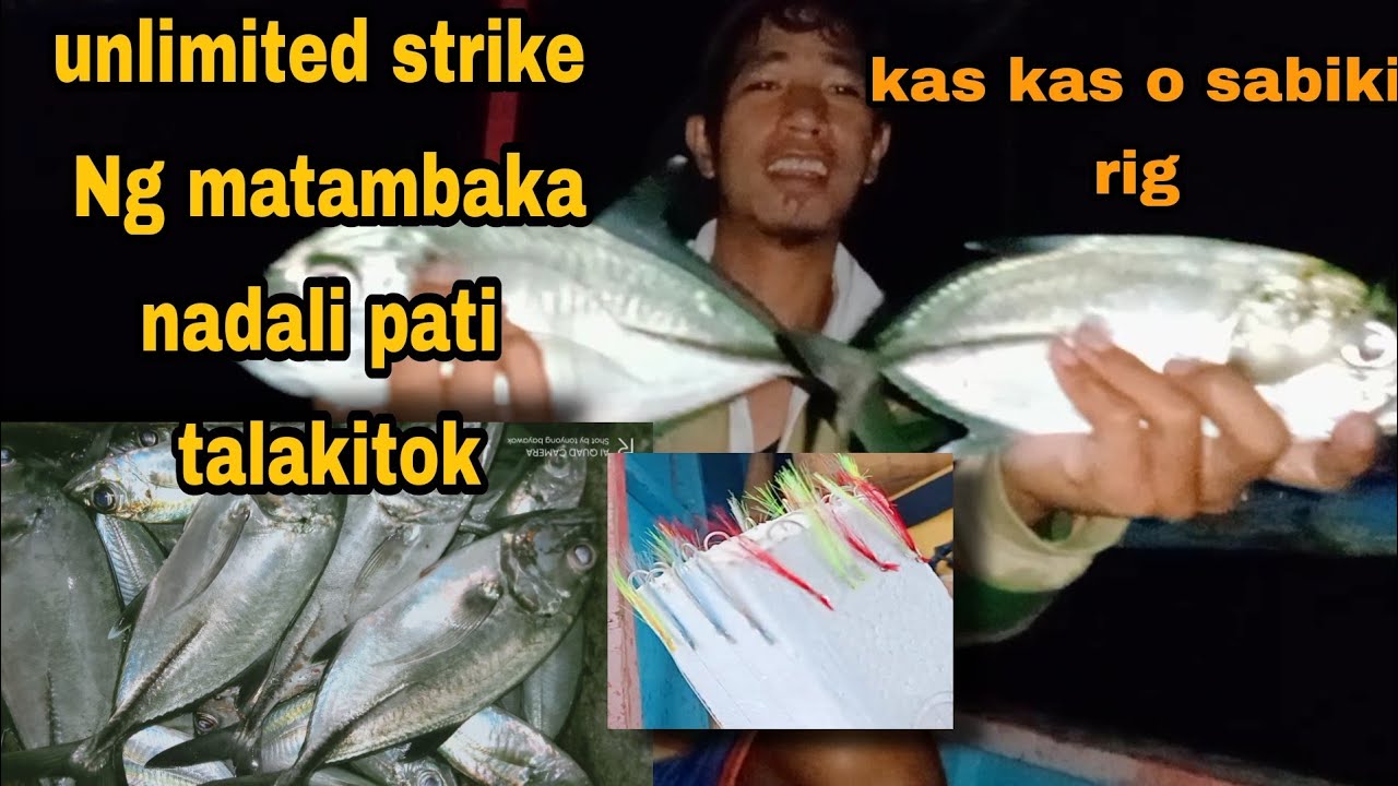 Sabiki rig fishing,simple way how to catch big eye scad and trevally ...