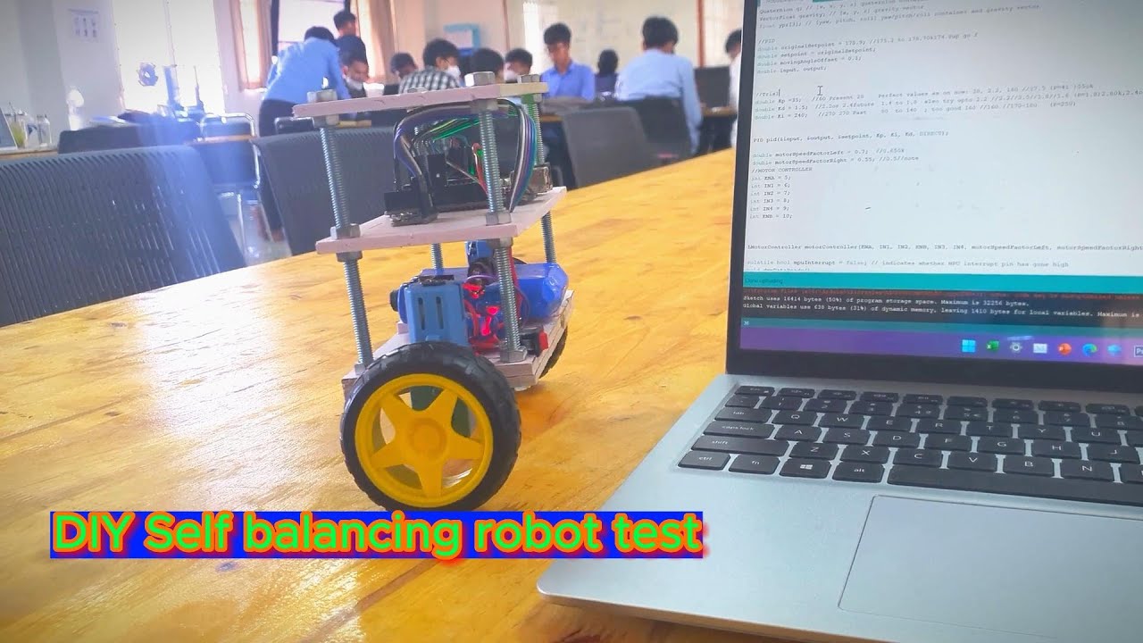 Diy Self Balancing Robot Test Arduinoproject Diy Electronicproject 6886