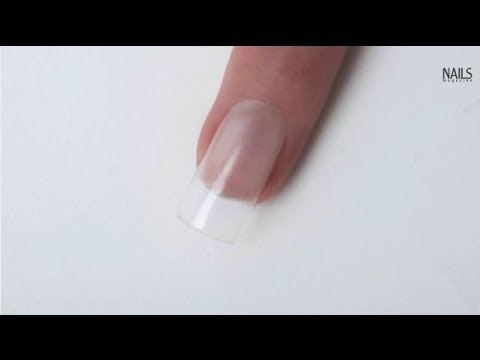 How to File a Square Nail Shape - YouTube
