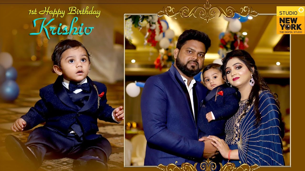 1st Birthday of KRISHIV // Best Cinematic Video by STUDIO NEW YORK, 151,Park Street, Kolkata ...