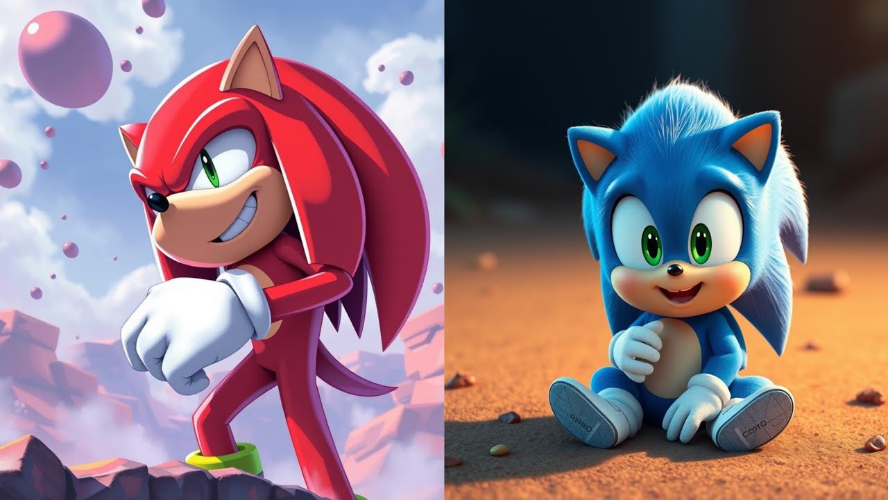 Sonic Dash - knuckles vs Baby Sonic - All Characters Unlocked ...