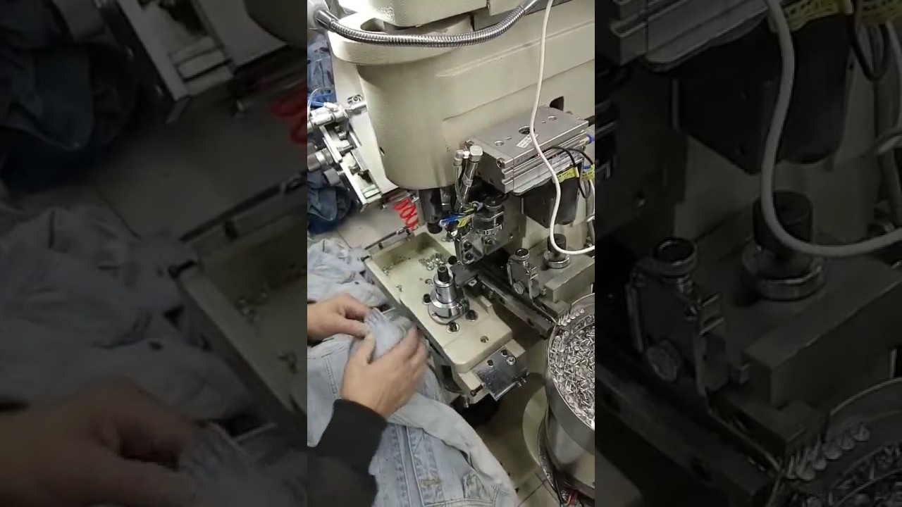 Automatic Riveting Machine Auto Snap Button Machine - YouTube