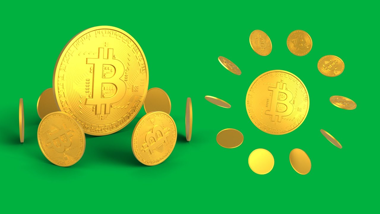 Bitcoin cryptocurrency | Free green screen video - YouTube