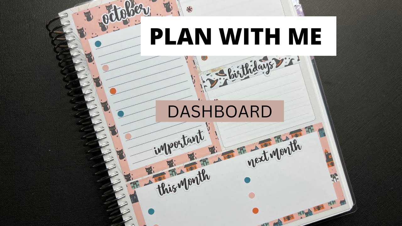 ERIN CONDREN DASHBOARD PLAN WITH ME | DAILY DUO | ERIN CONDREN PLAN ...