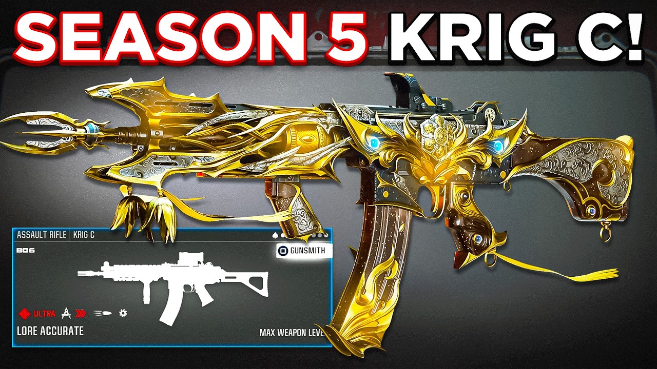 SEASON 5 "KRIG C" BUILD is META AFTER UPDATE BLACK OPS 6! 🔥 (BO6 Best ...
