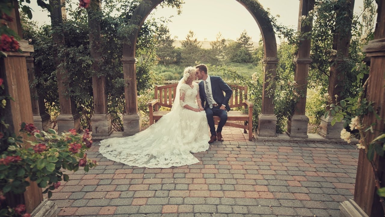 Amber & Chase Stunning Bridals & First Look - YouTube