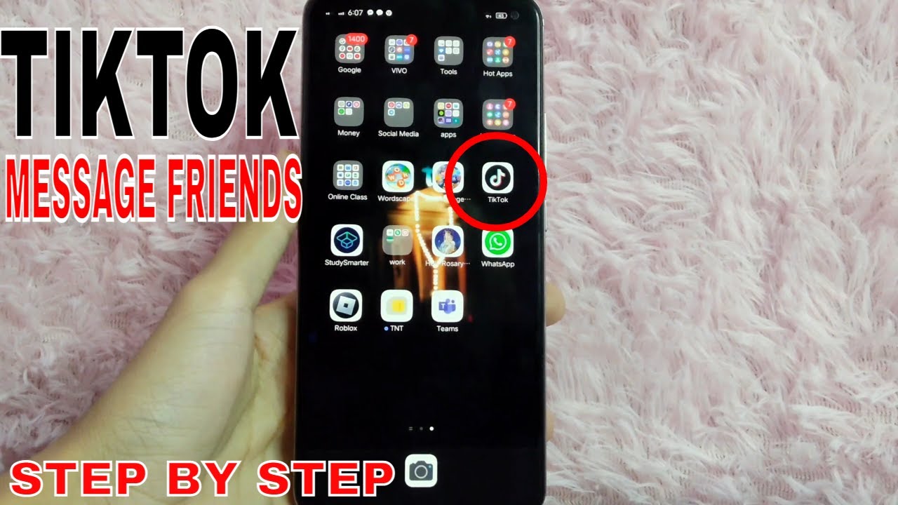 How To Message Your Friends In Tiktok 🔴 - YouTube